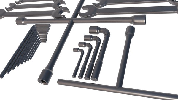3D socket wrenches collections model - TurboSquid 1806805