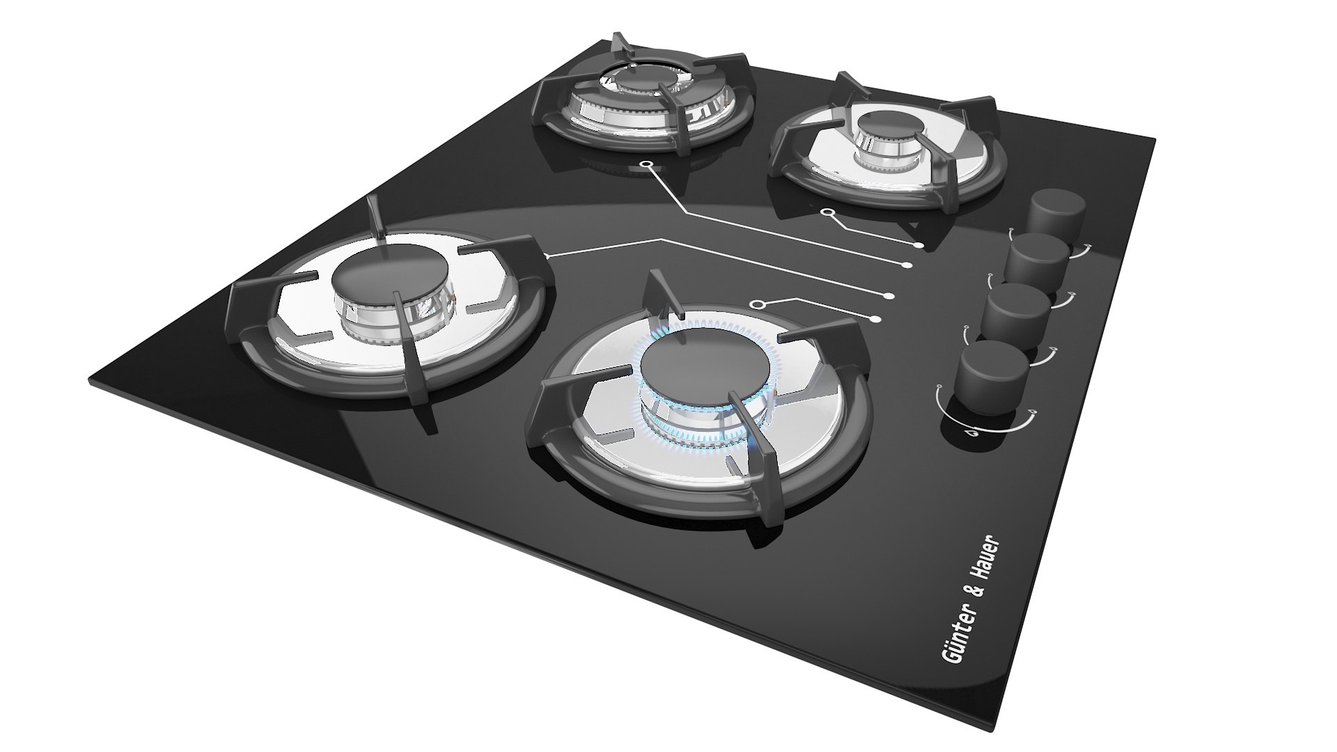 3D cooking hobs model - TurboSquid 1650266