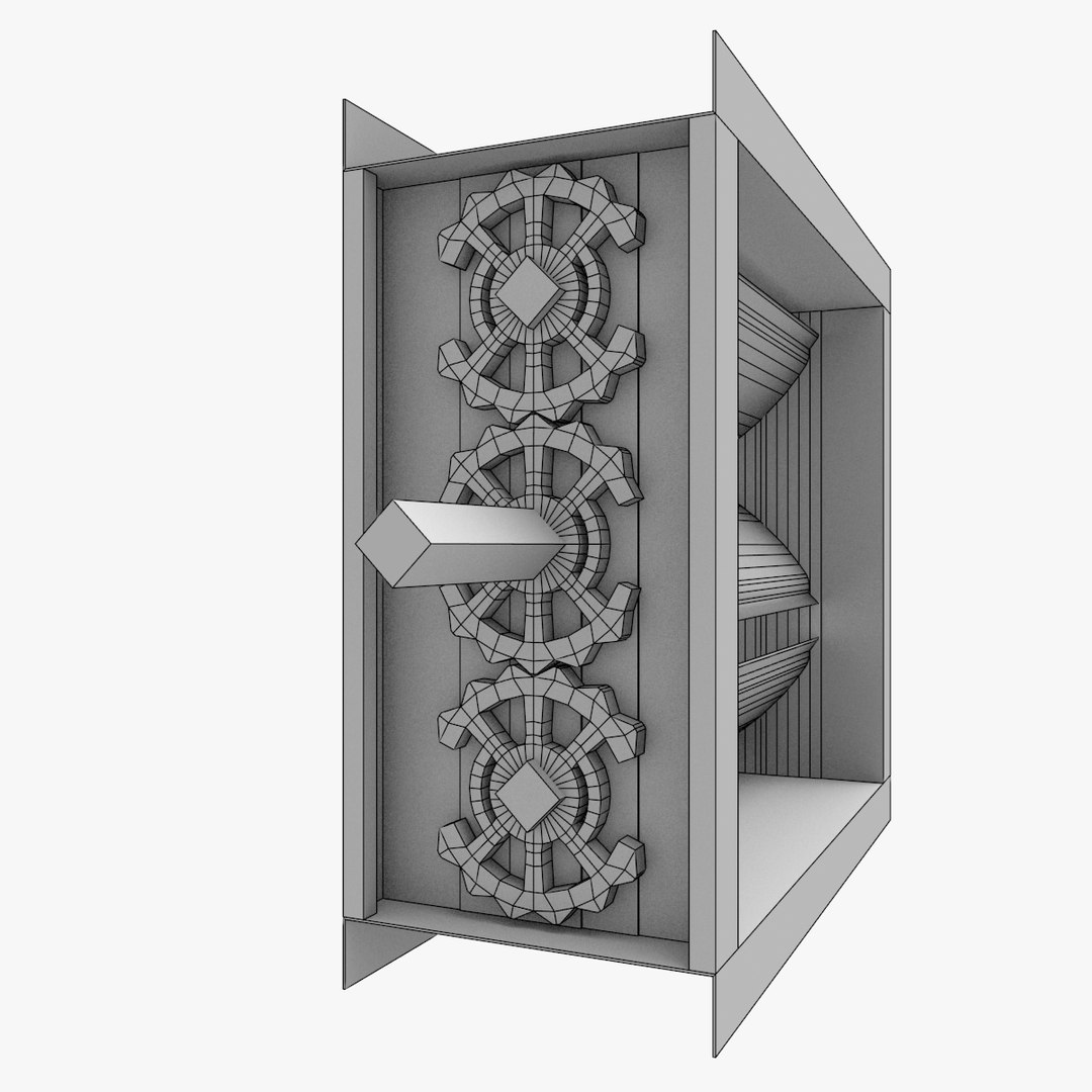 Damper Air Ahu 3d 3ds