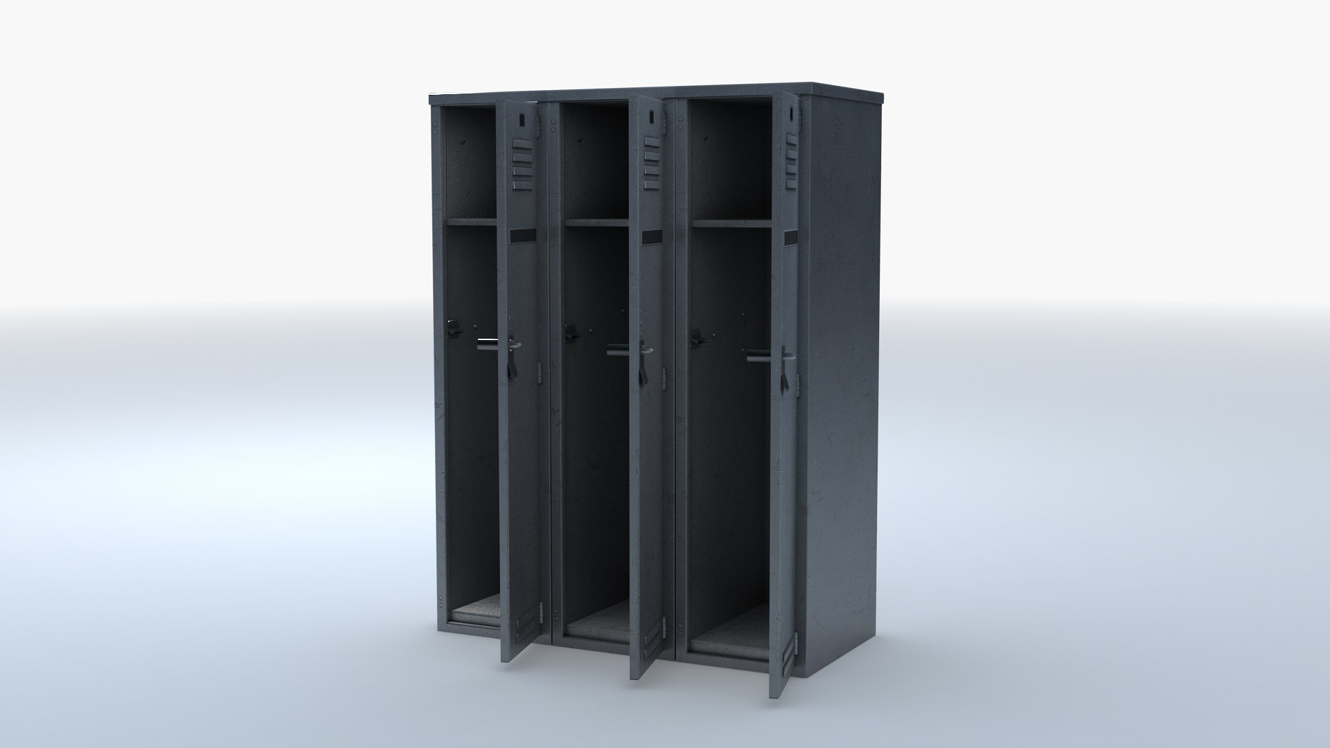 3d Model Metal Lockers