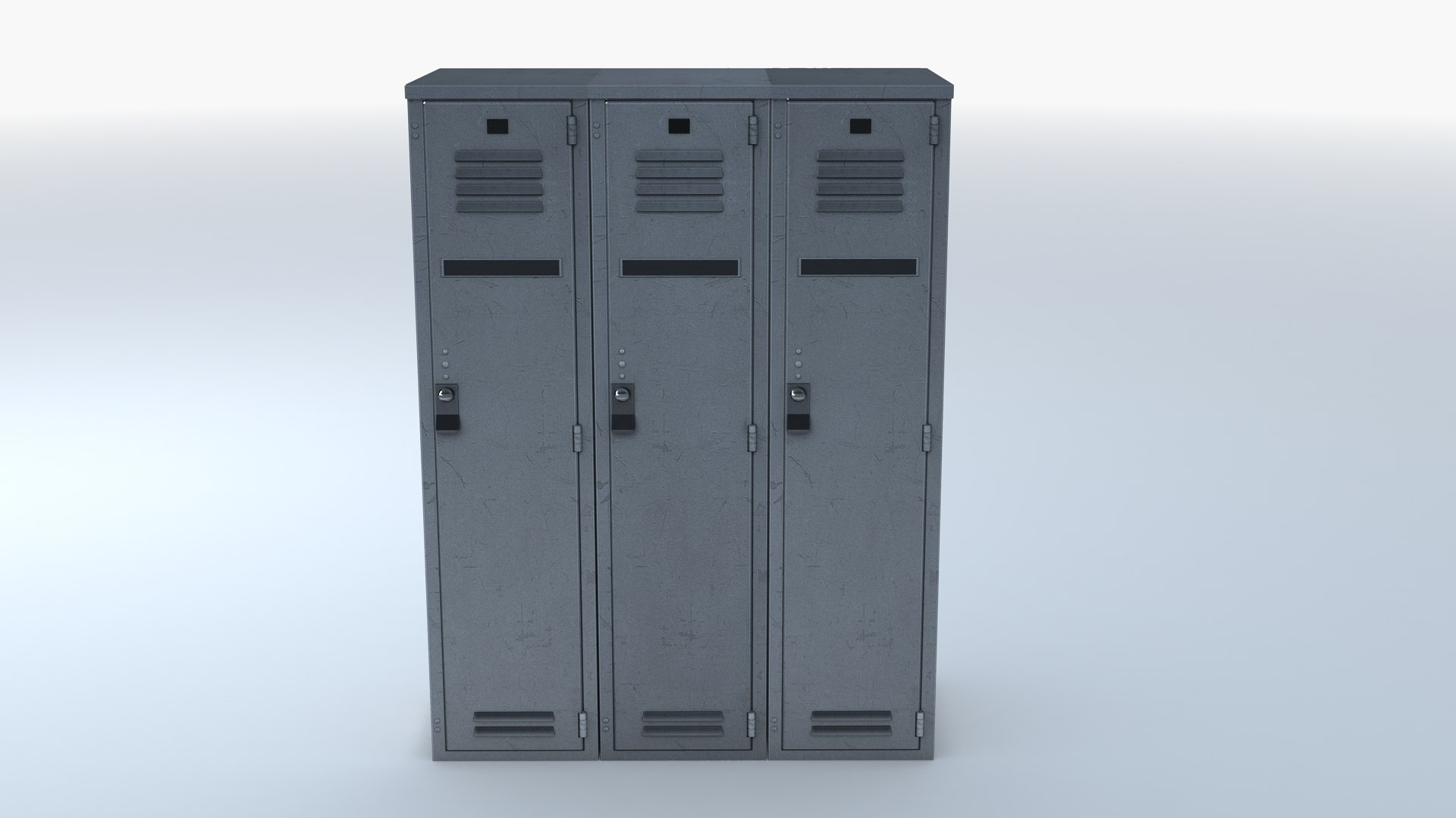 3d Model Metal Lockers