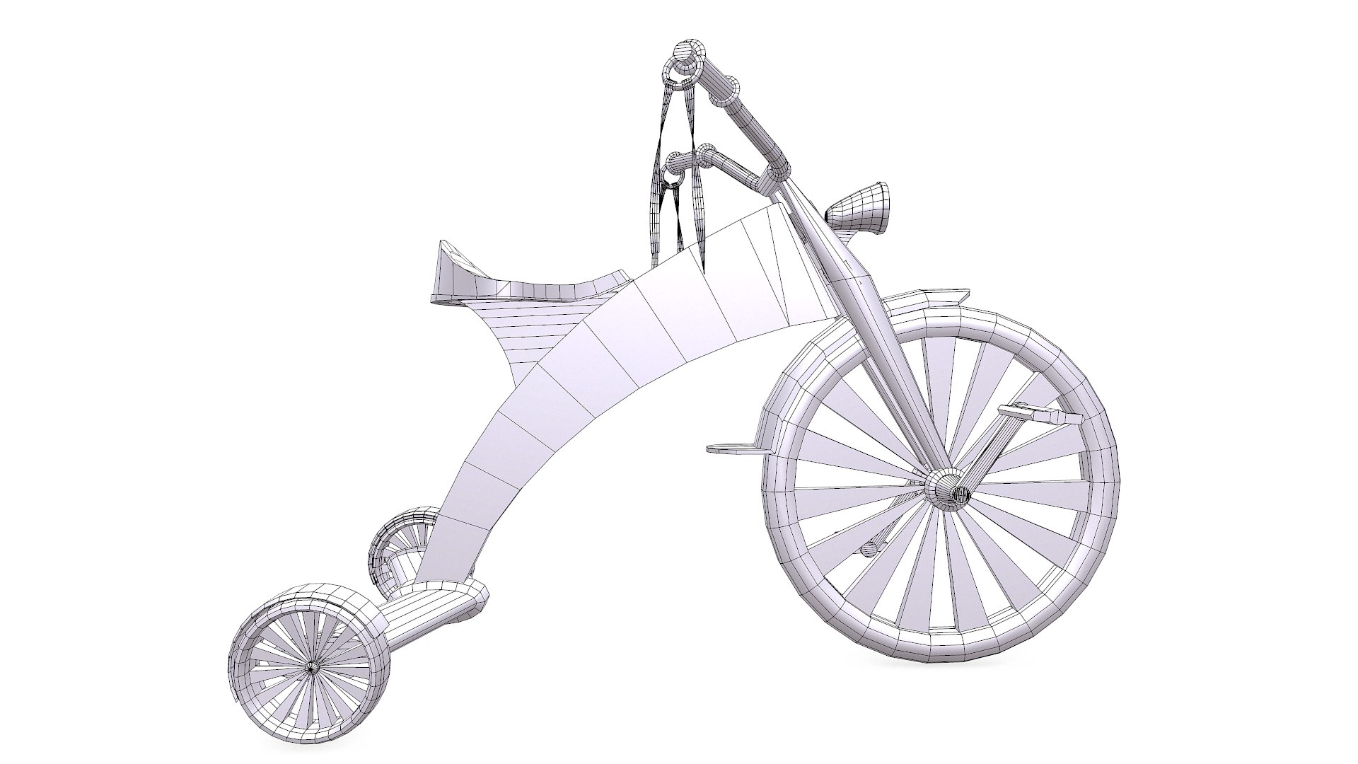Kids Bicycle Low-poly PBR 3D model - TurboSquid 2051573