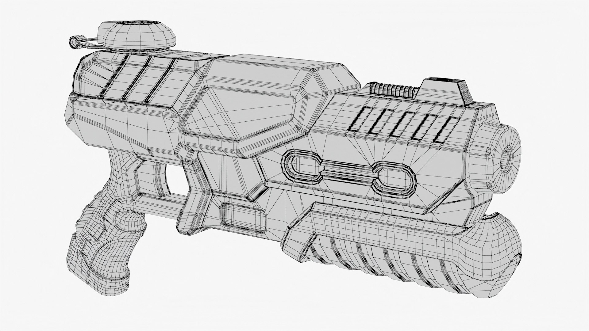 WaterGun 01 C 3D Model - TurboSquid 2223233