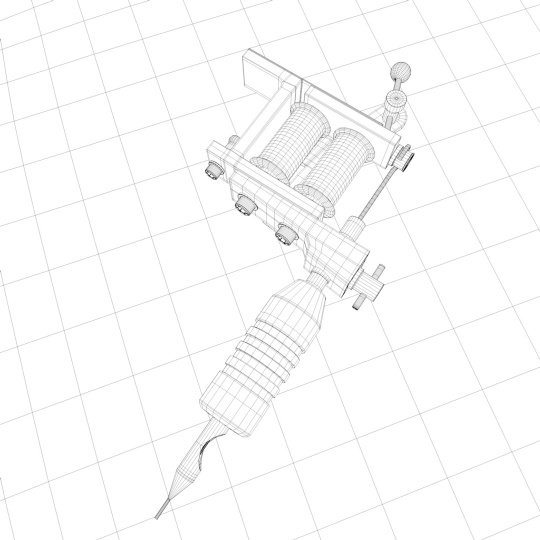 3d Model Tattoo Machine