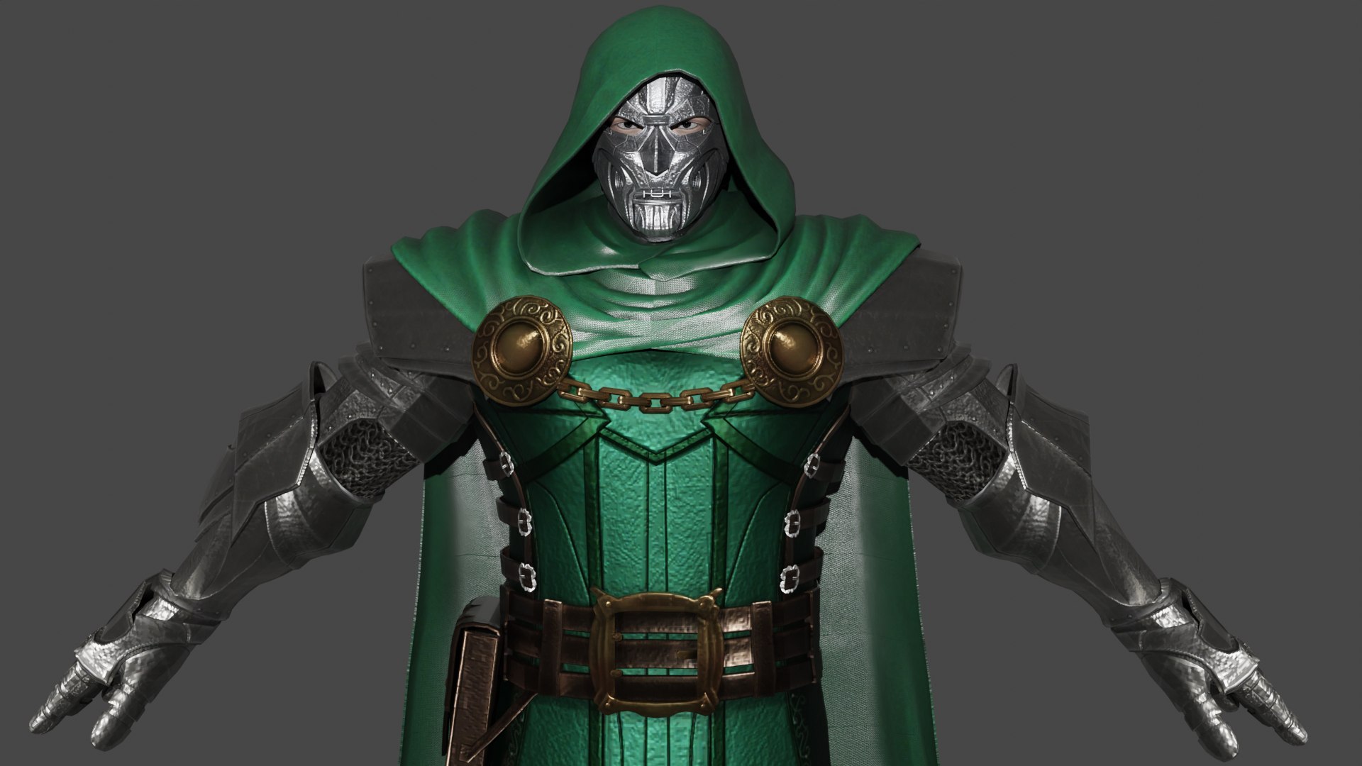 3D Doctor Doom Model - TurboSquid 2278045