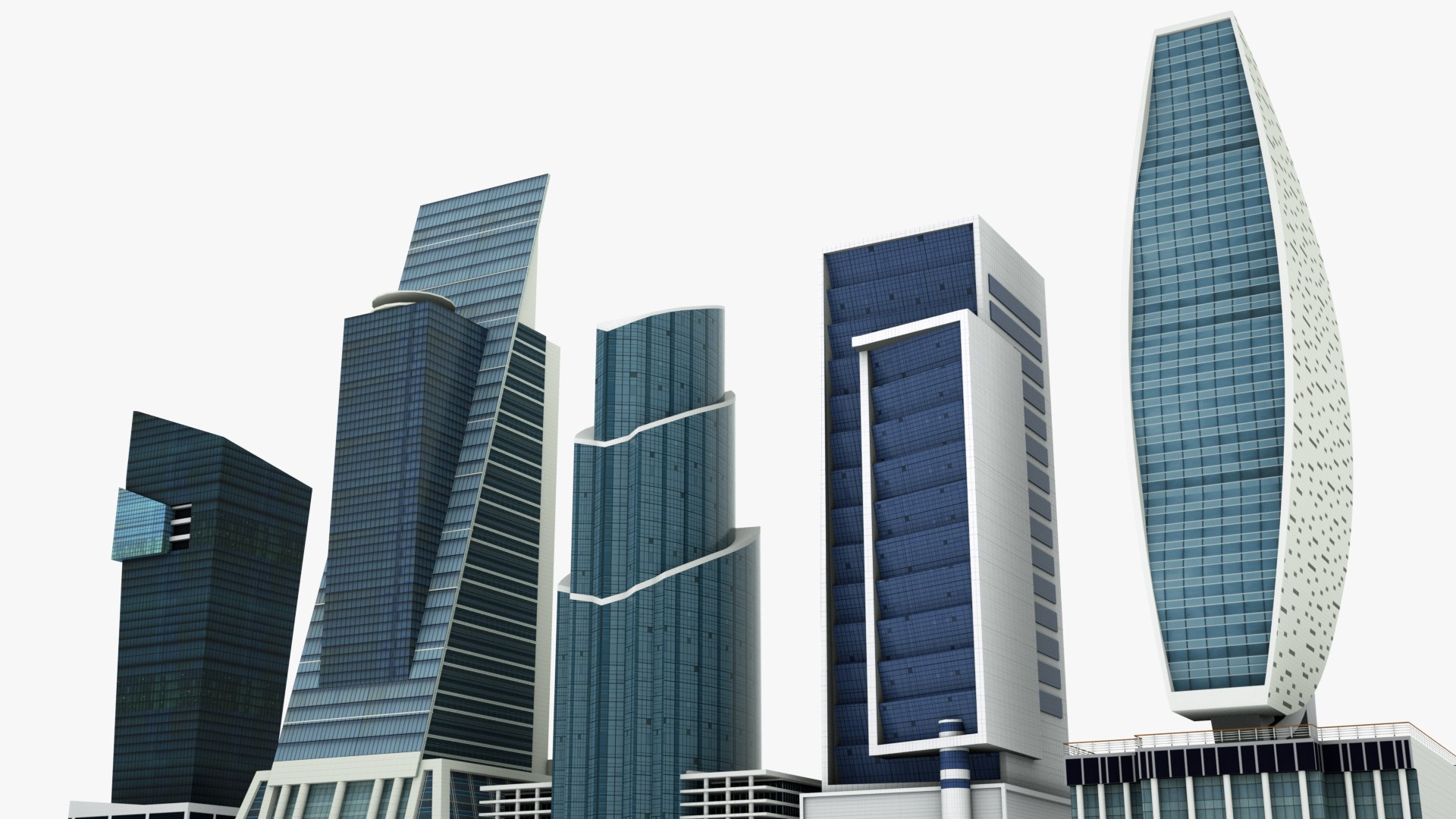 Dubai Skyscrapers 3D Model - TurboSquid 1485739