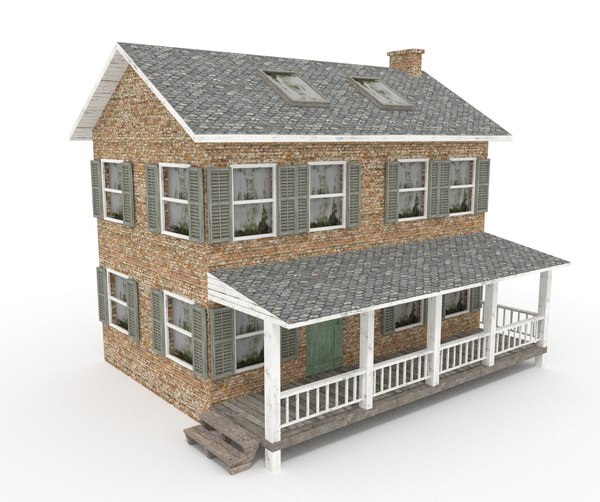 Farmhouse Blender Models for Download | TurboSquid