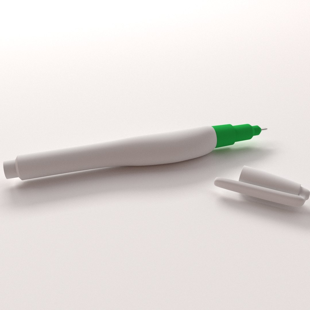 3d Model Of Correction Pen