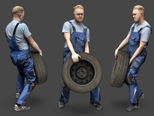 Stylized Car Mechanic Character 3D model - TurboSquid 1723843