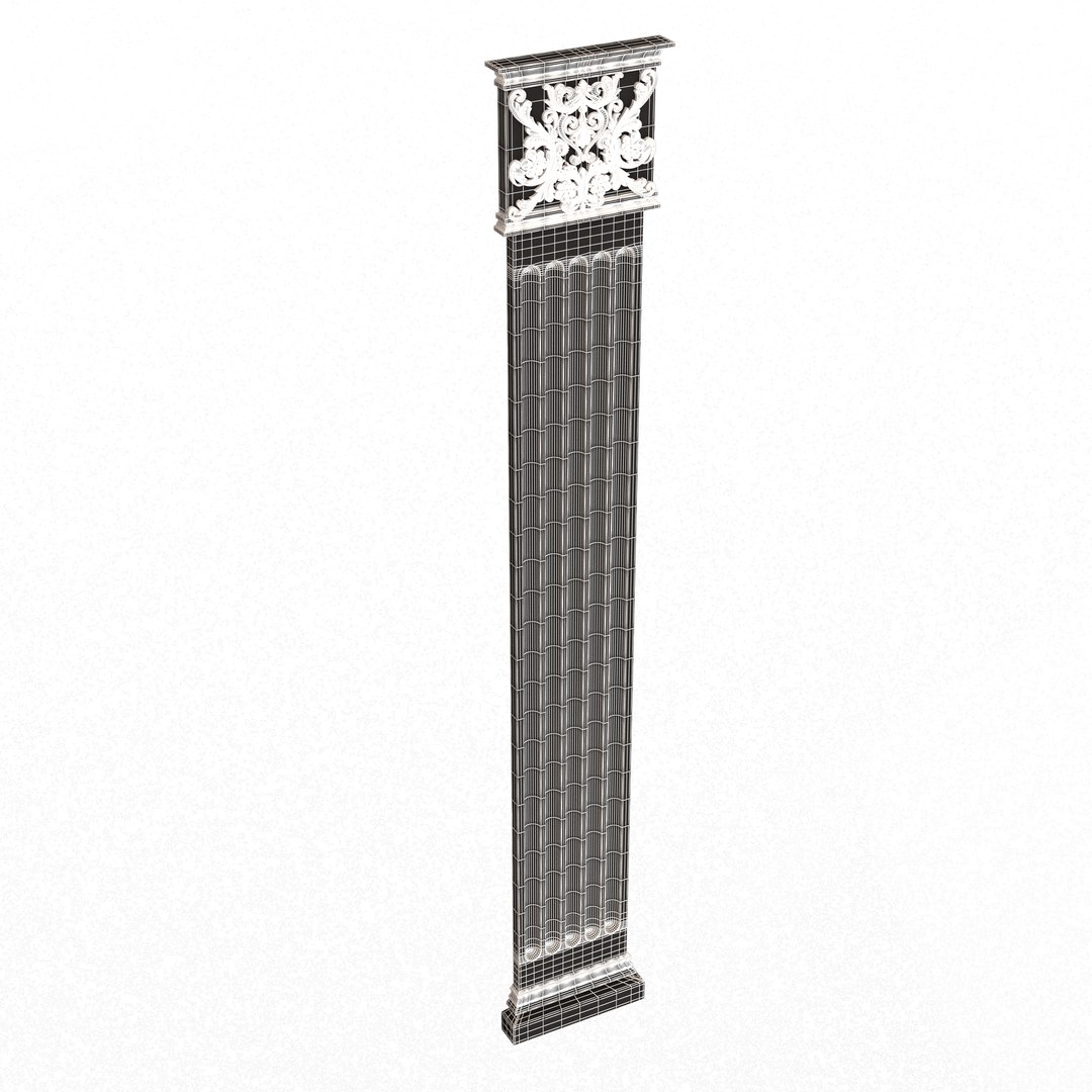 3D Column Capital 0901 Model - TurboSquid 2159062