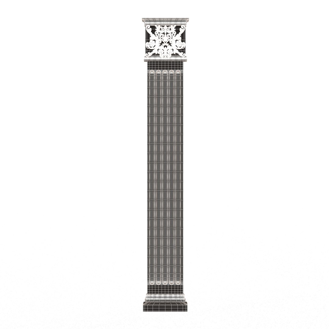 3D Column Capital 0901 Model - TurboSquid 2159062