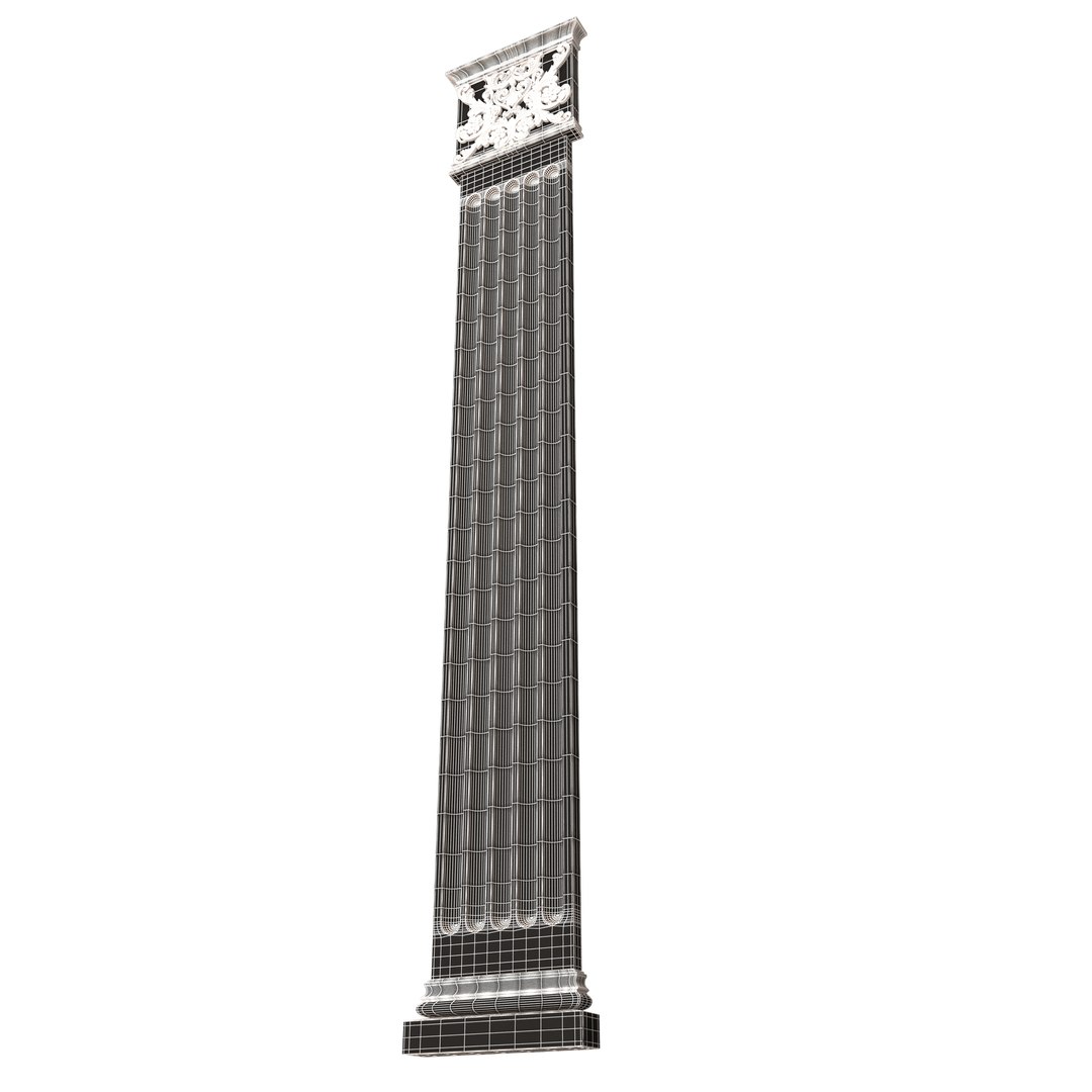 3D Column Capital 0901 Model - TurboSquid 2159062