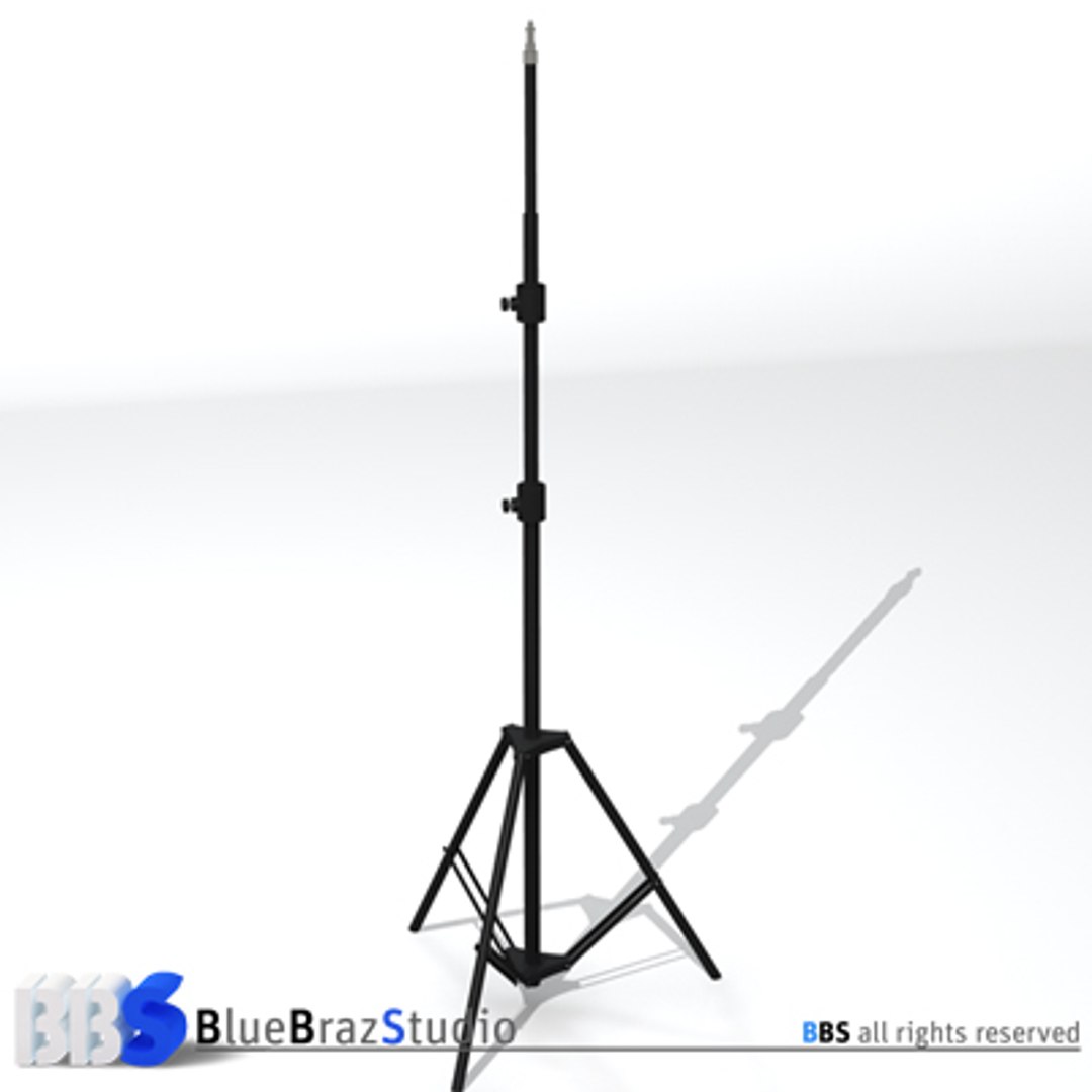 light stand 3d model
