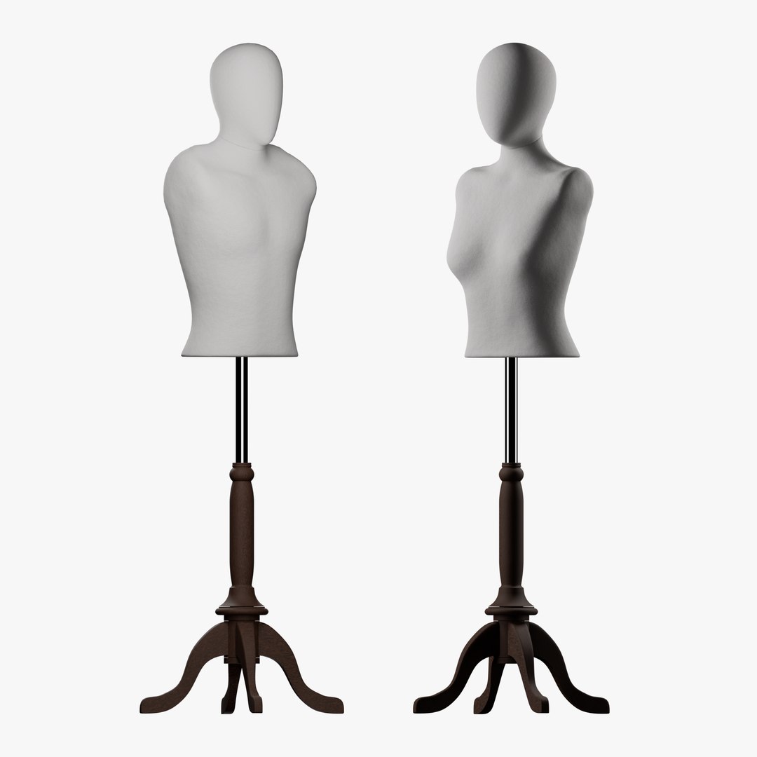 3D model Sewing Male and Female Mannequin Collection - TurboSquid 2176777