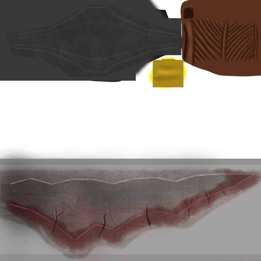 3d fantasy sword model