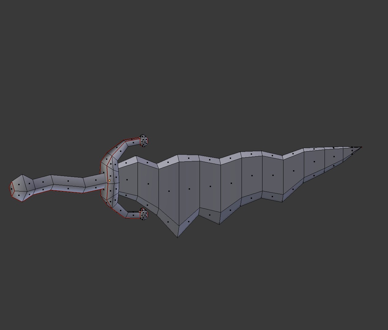 3d fantasy sword model