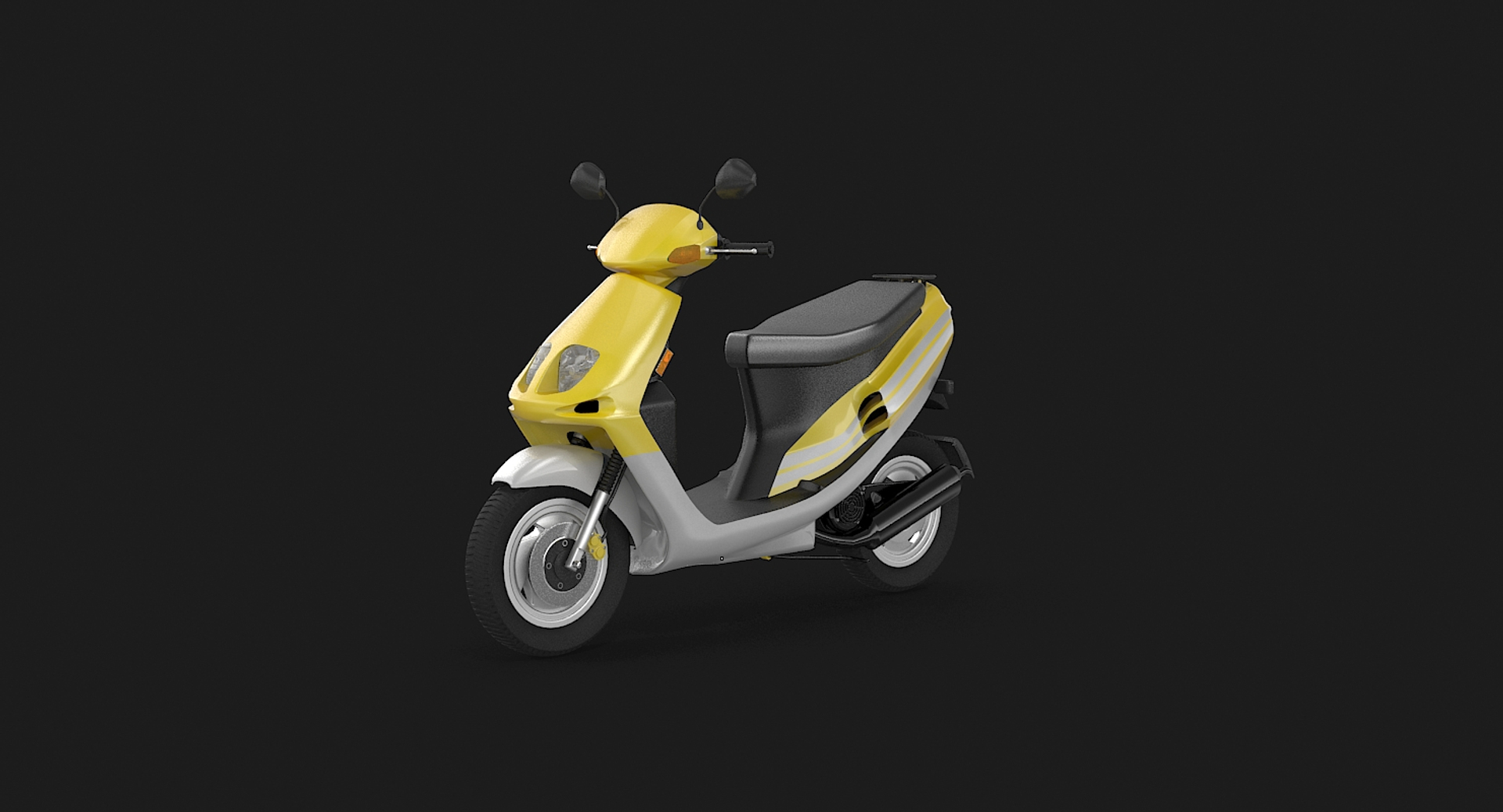 3d model modern scooter