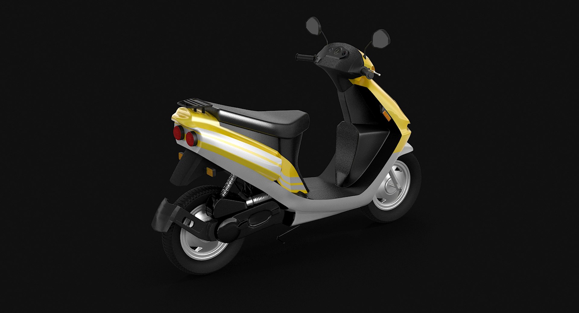 3d model modern scooter