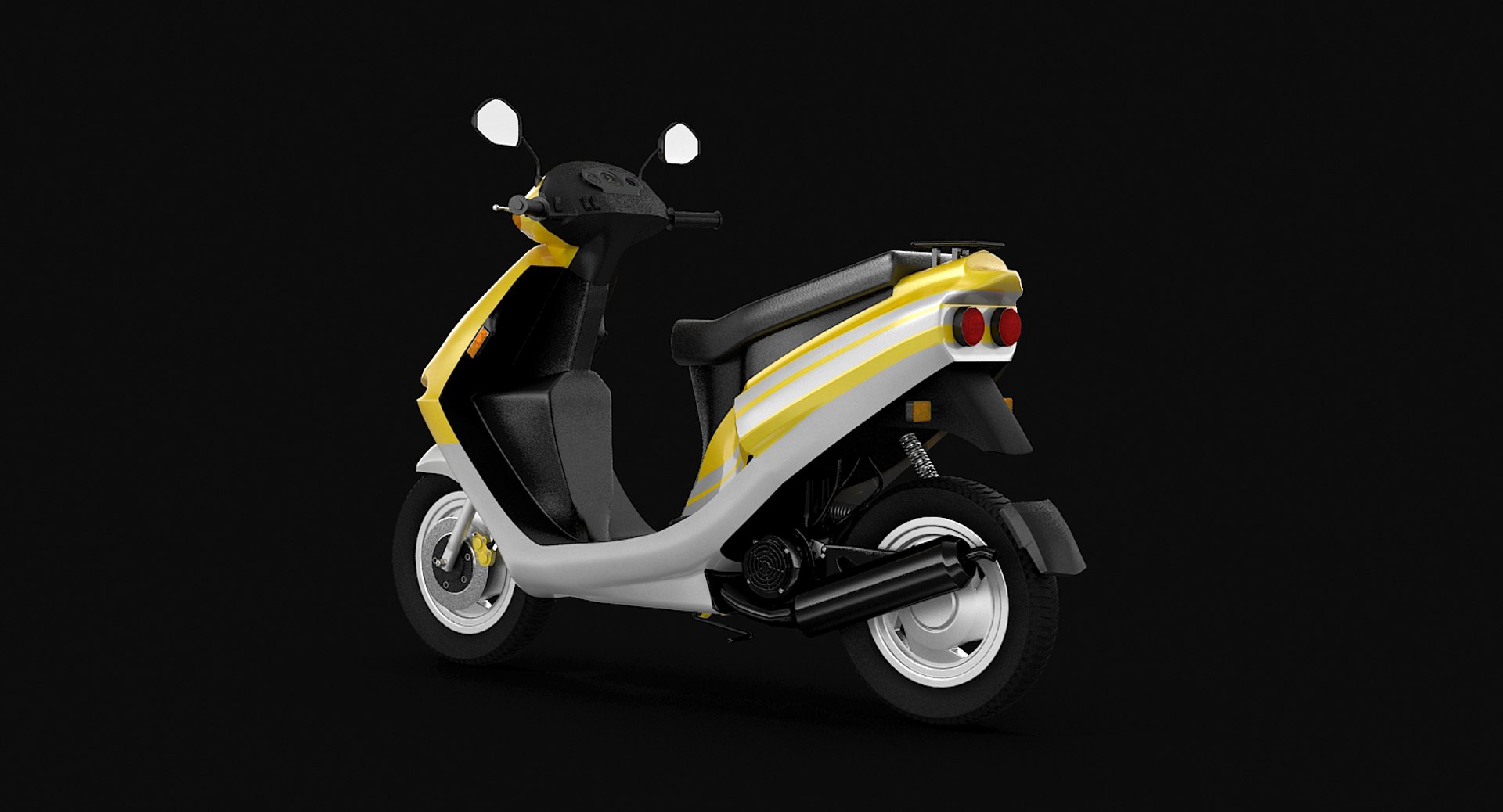 3d model modern scooter