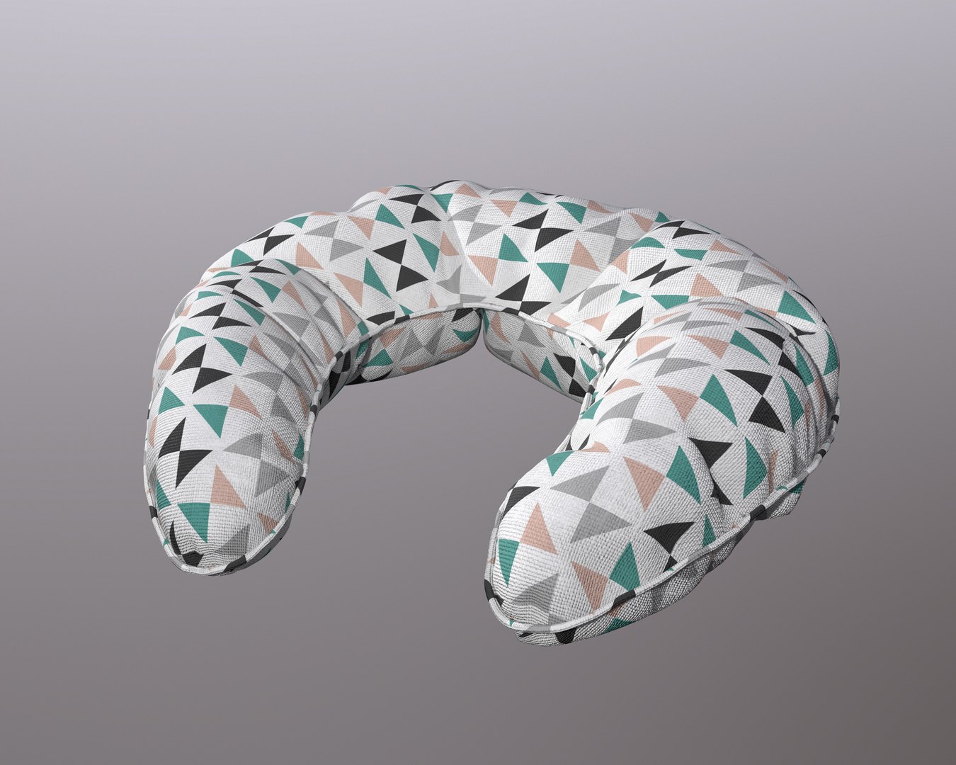 Neck pillow - triangles 3D model - TurboSquid 1224525