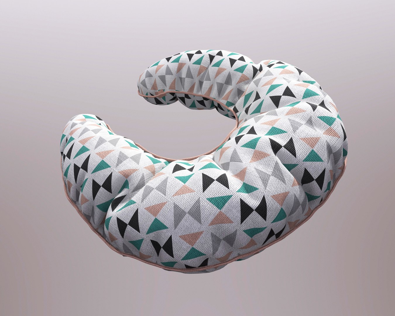 Neck pillow - triangles 3D model - TurboSquid 1224525