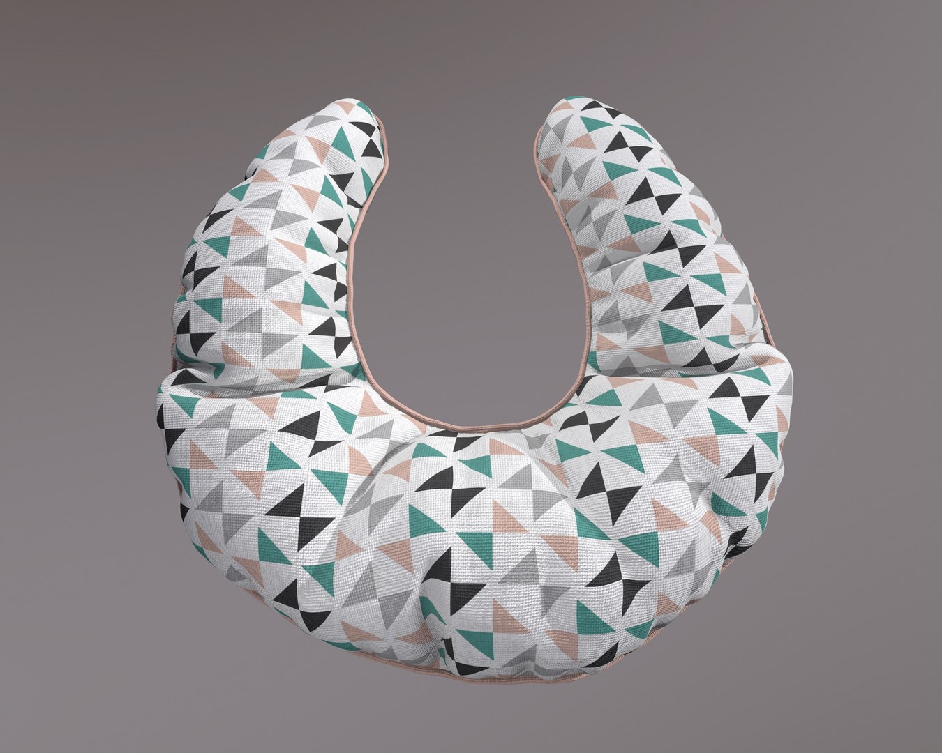 Neck pillow - triangles 3D model - TurboSquid 1224525