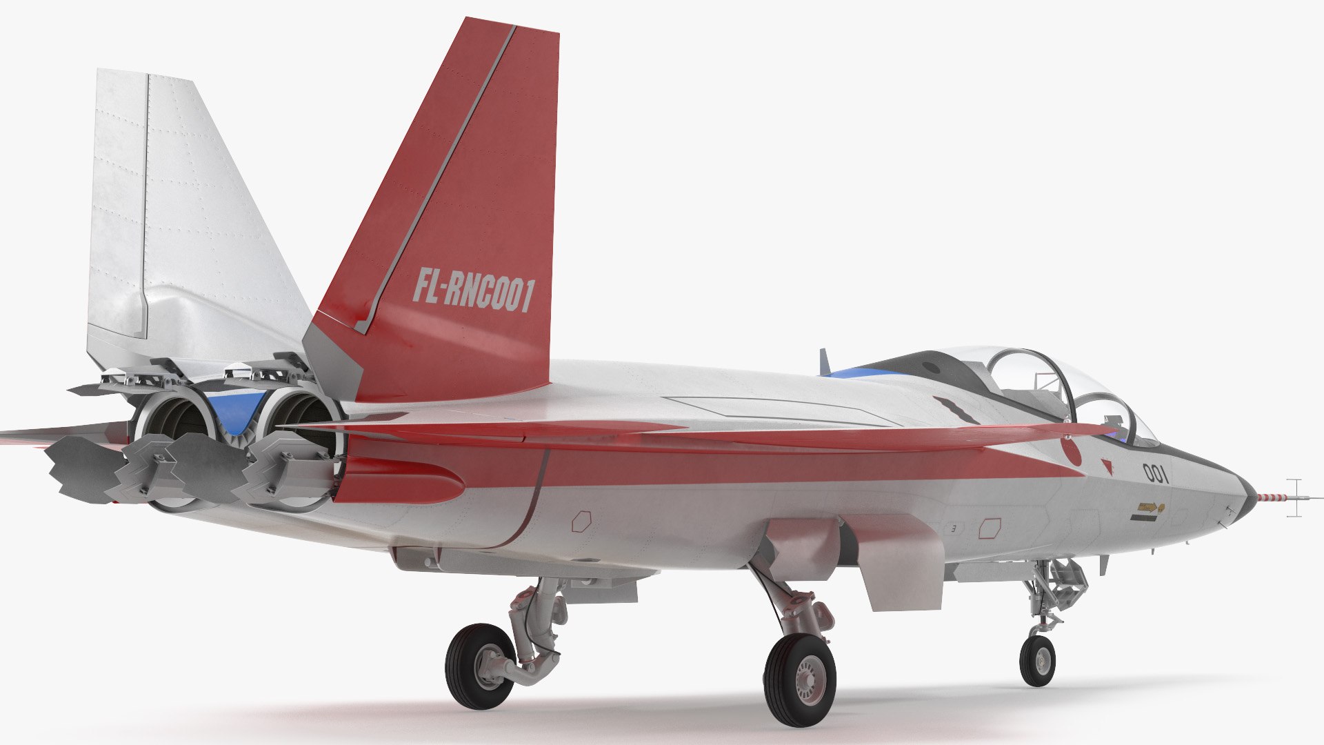 3D Model Mitsubishi X2 Shinshin Stealth Fighter Aircraft - TurboSquid ...