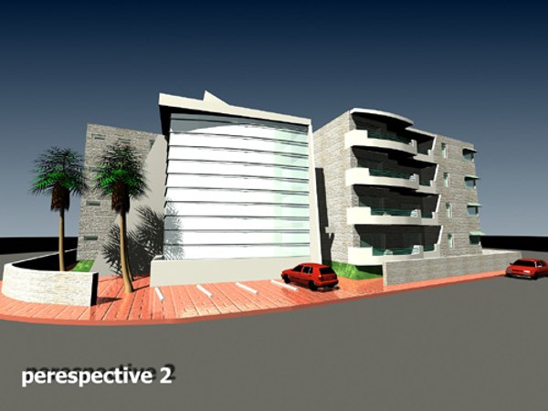 architecture 3d model