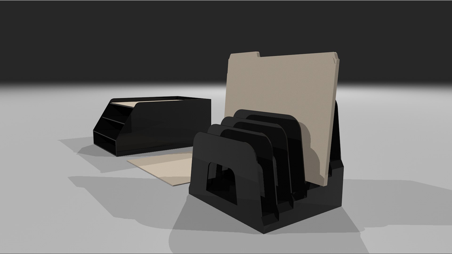 3d Manila Folder Holder