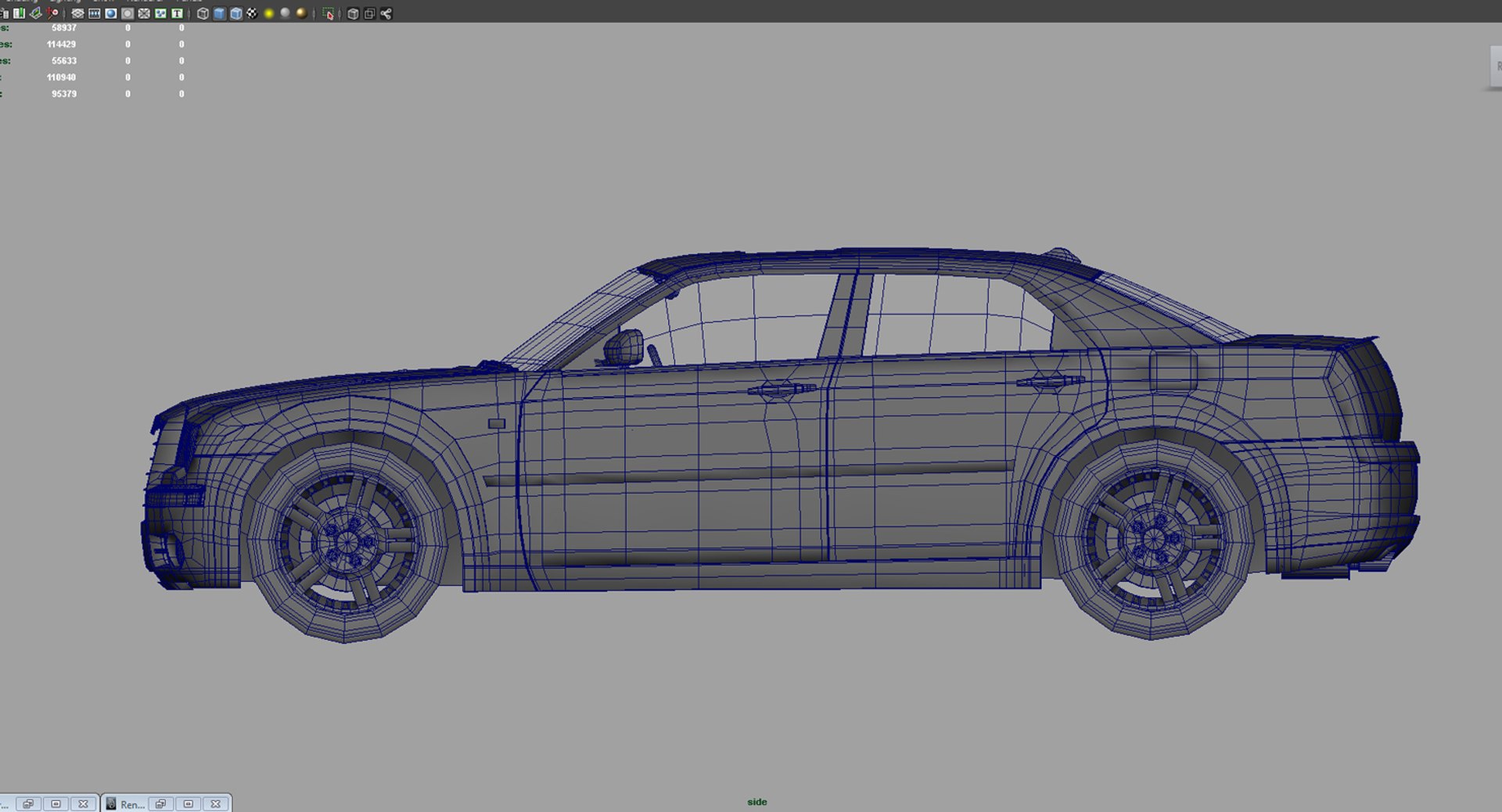 Chrysler 300 Car 3D Model - TurboSquid 1540690