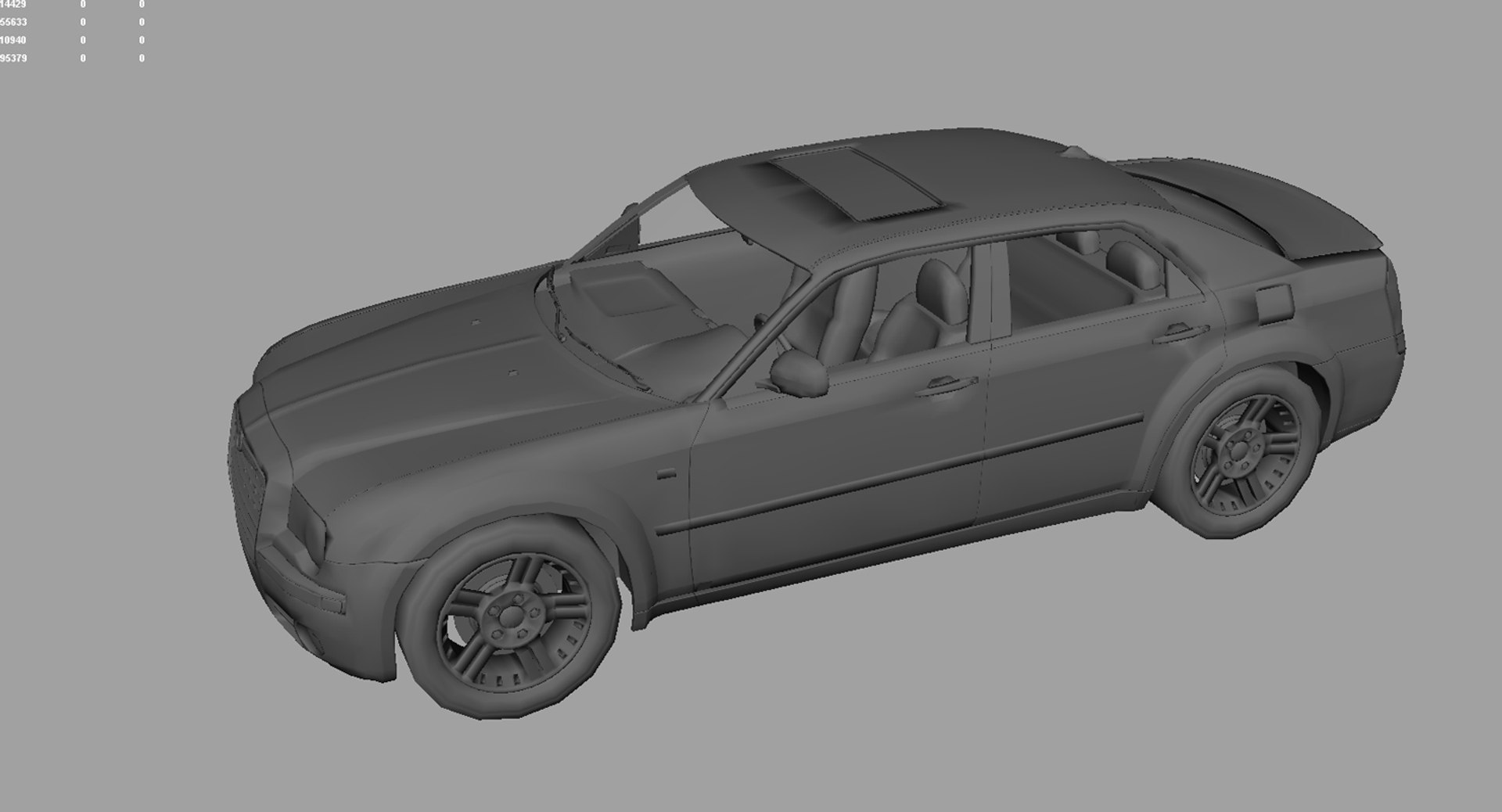Chrysler 300 Car 3D Model - TurboSquid 1540690
