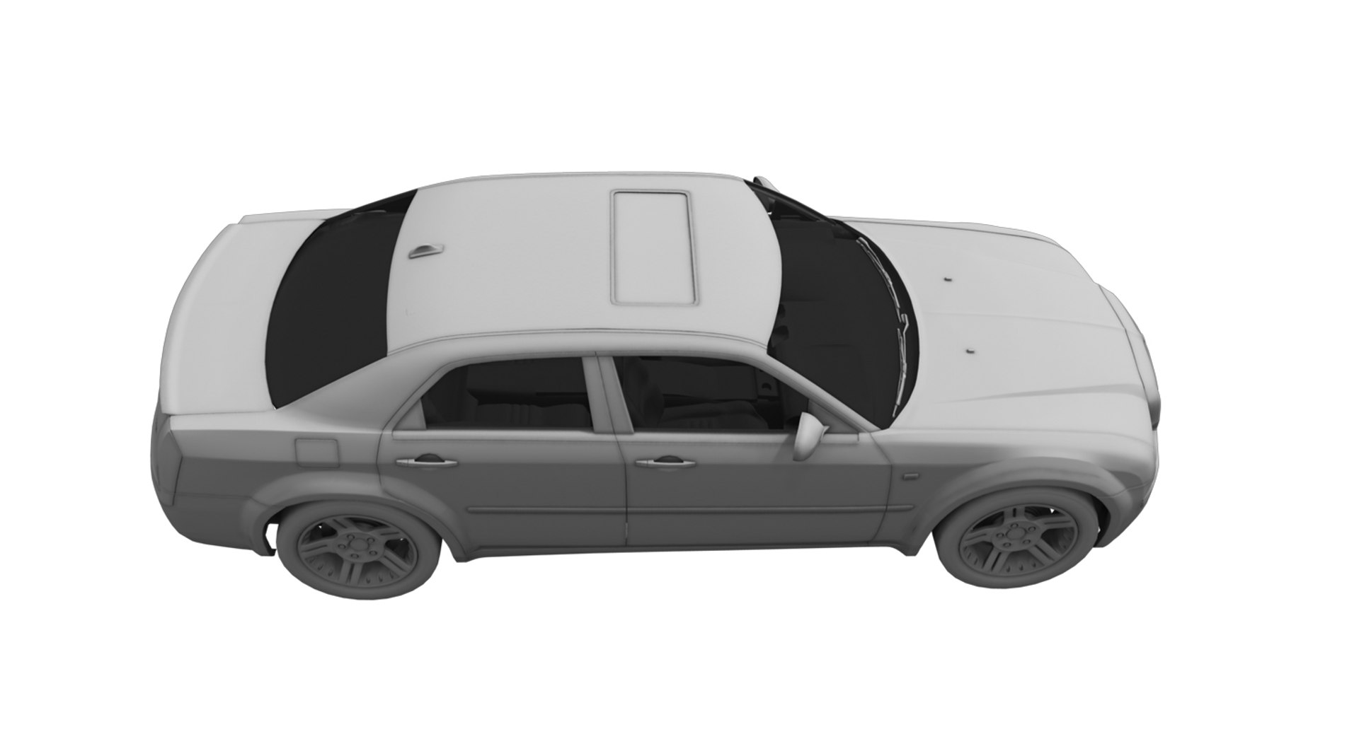 Chrysler 300 Car 3D Model - TurboSquid 1540690