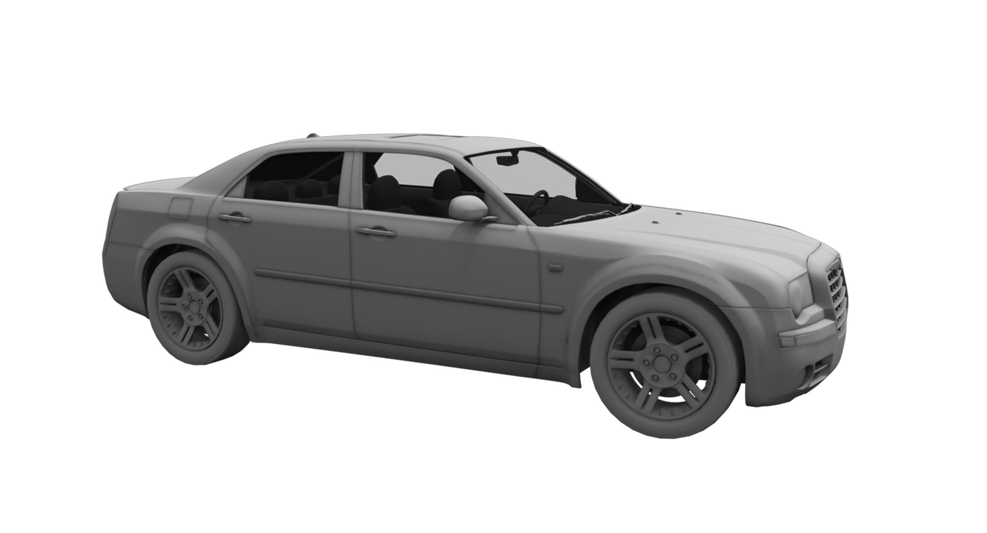Chrysler 300 Car 3D Model - TurboSquid 1540690