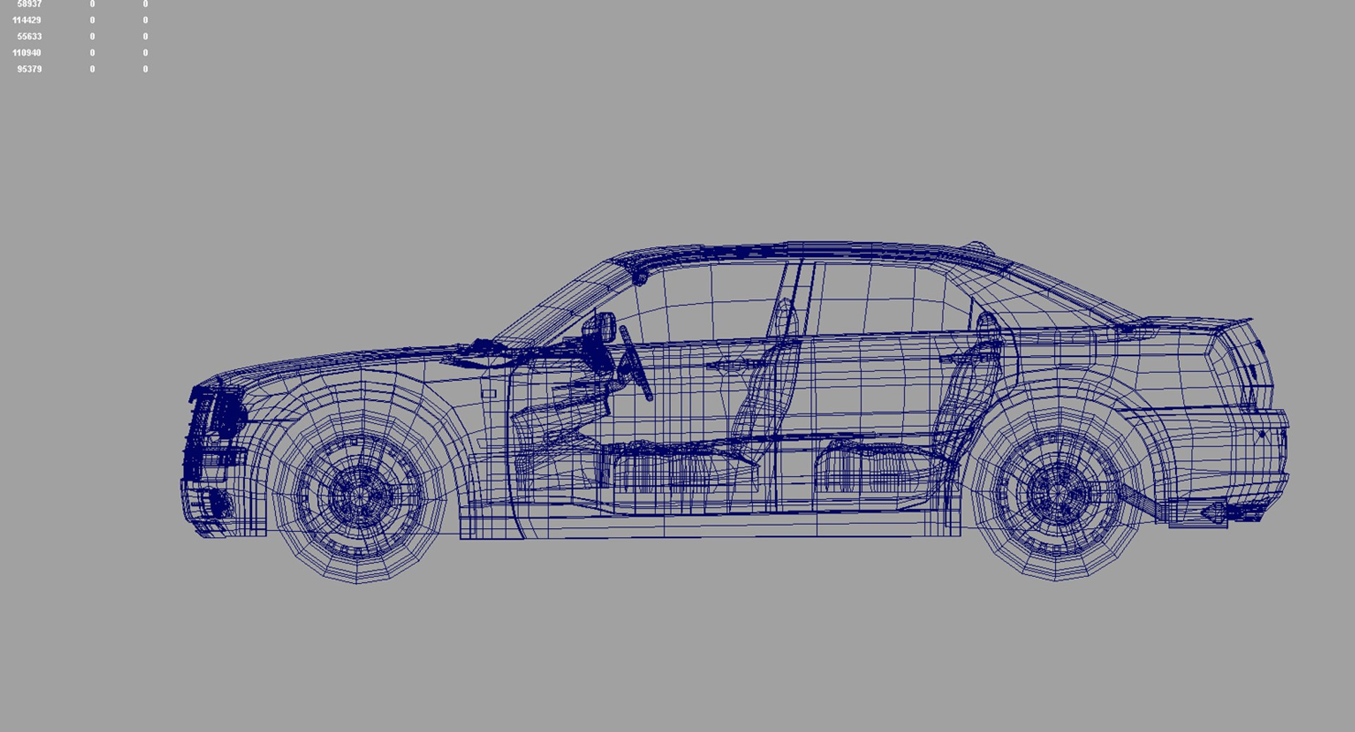 Chrysler 300 Car 3D Model - TurboSquid 1540690