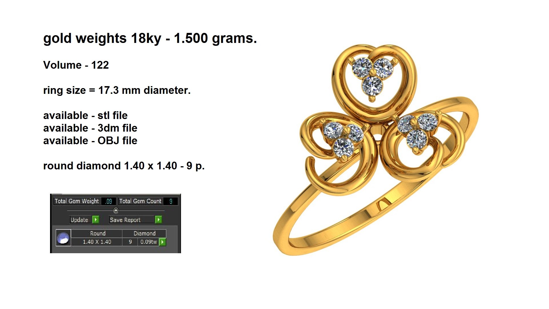 3D Model Ring Jewellery - TurboSquid 2084449