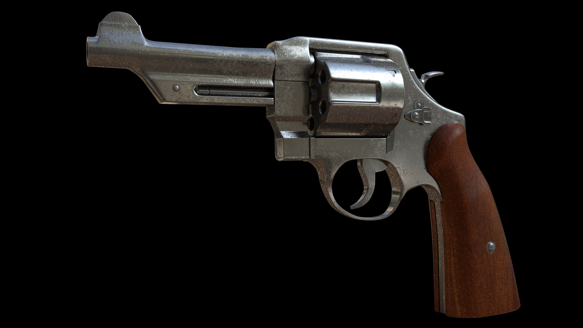 revolver gun 3d 3ds