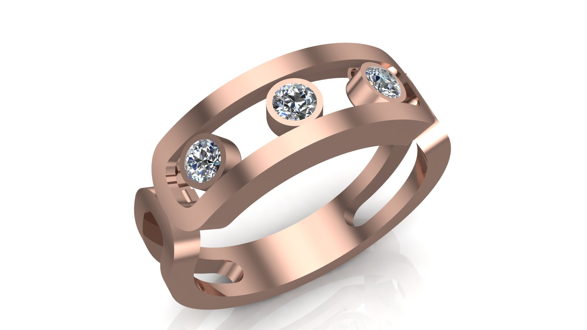 Messika Ring 8 3D Model - TurboSquid 2019080