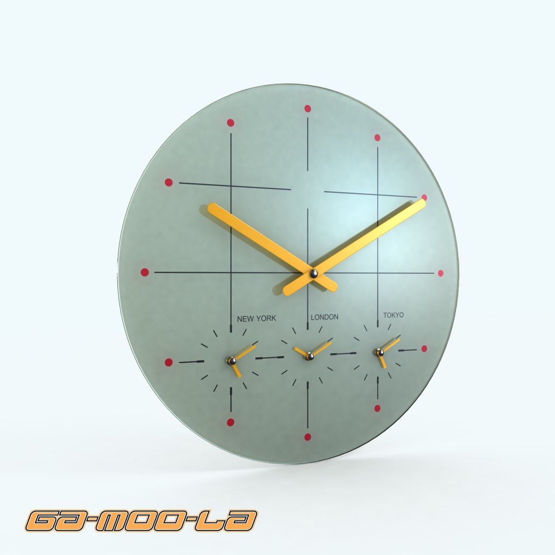 3d clocks model