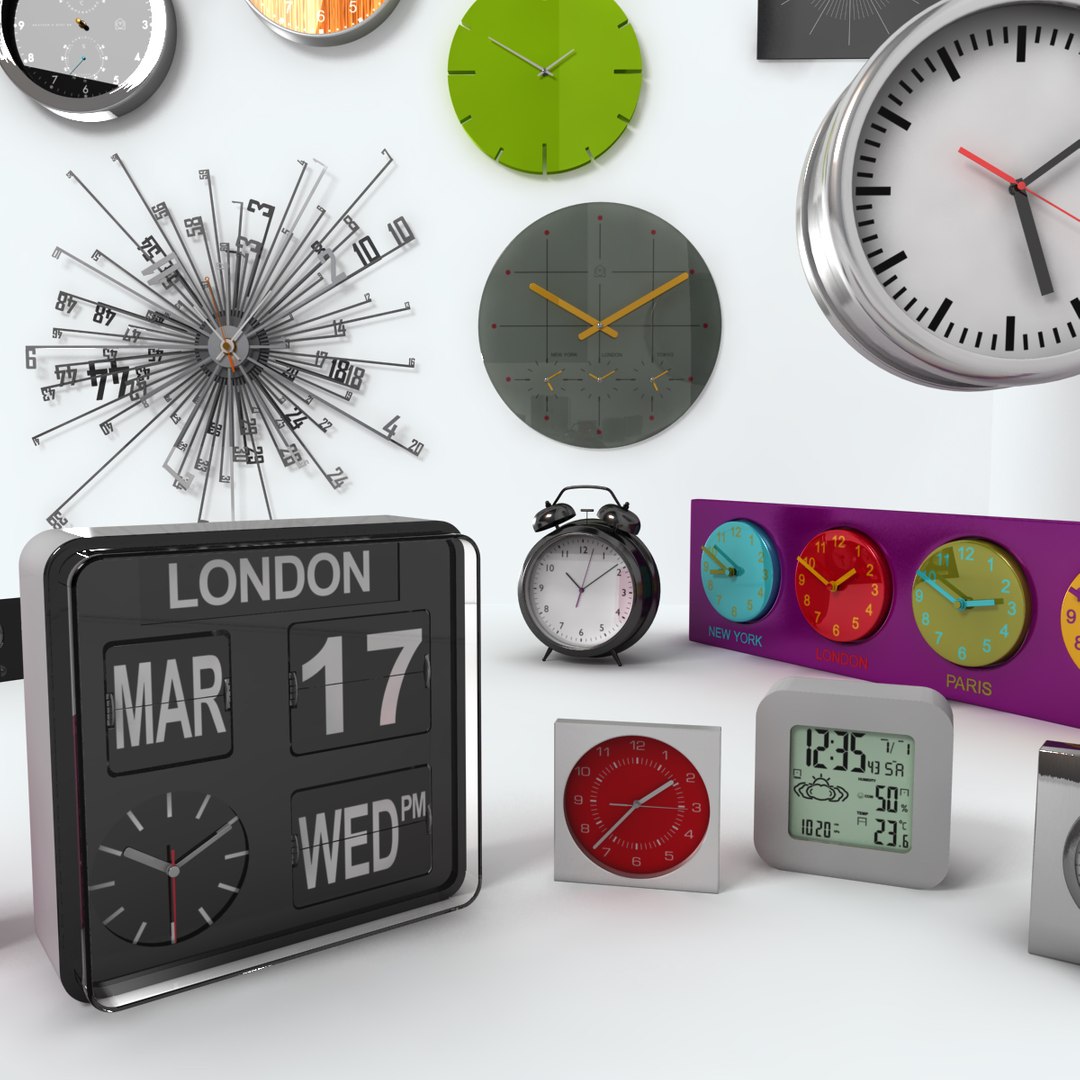 3d clocks model