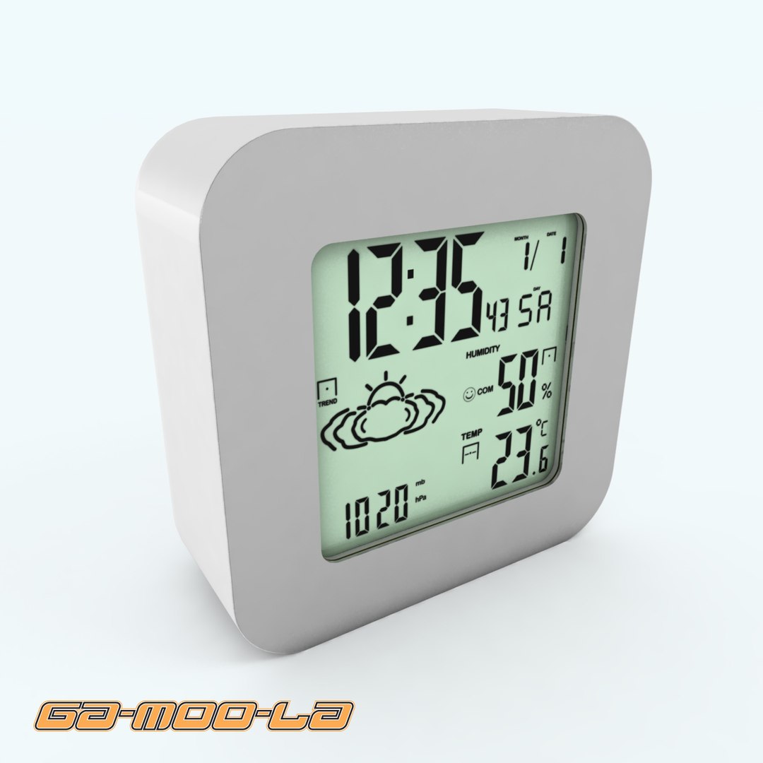 3d clocks model