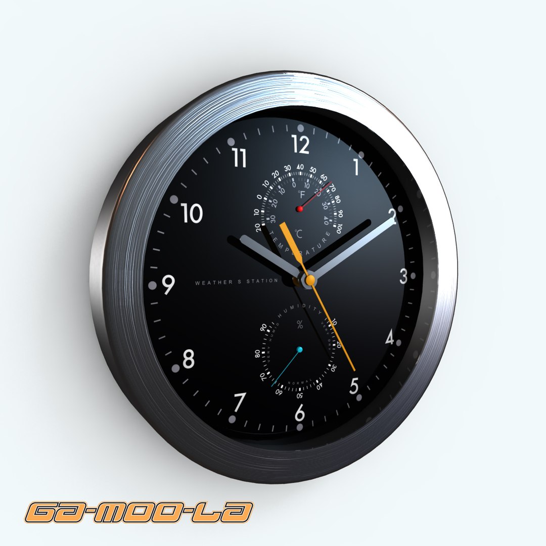 3d clocks model