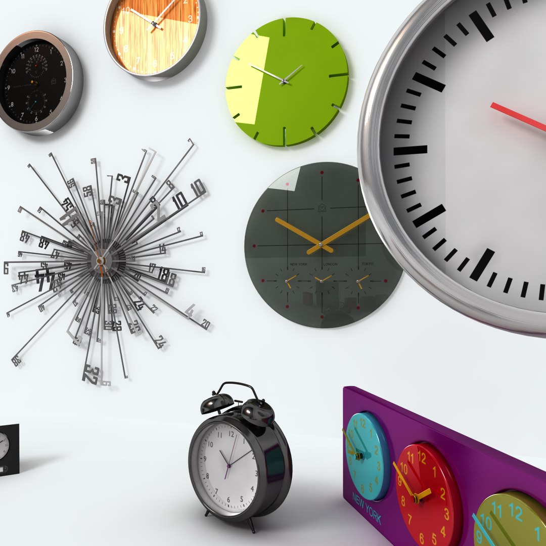 3d clocks model