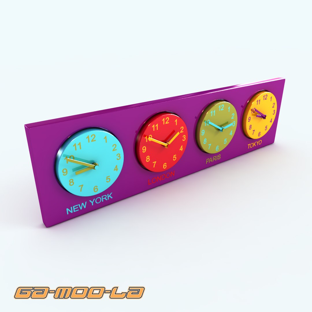 3d clocks model