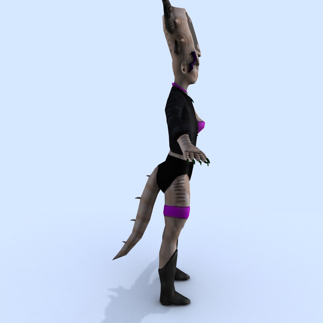 3d Model Alien Female