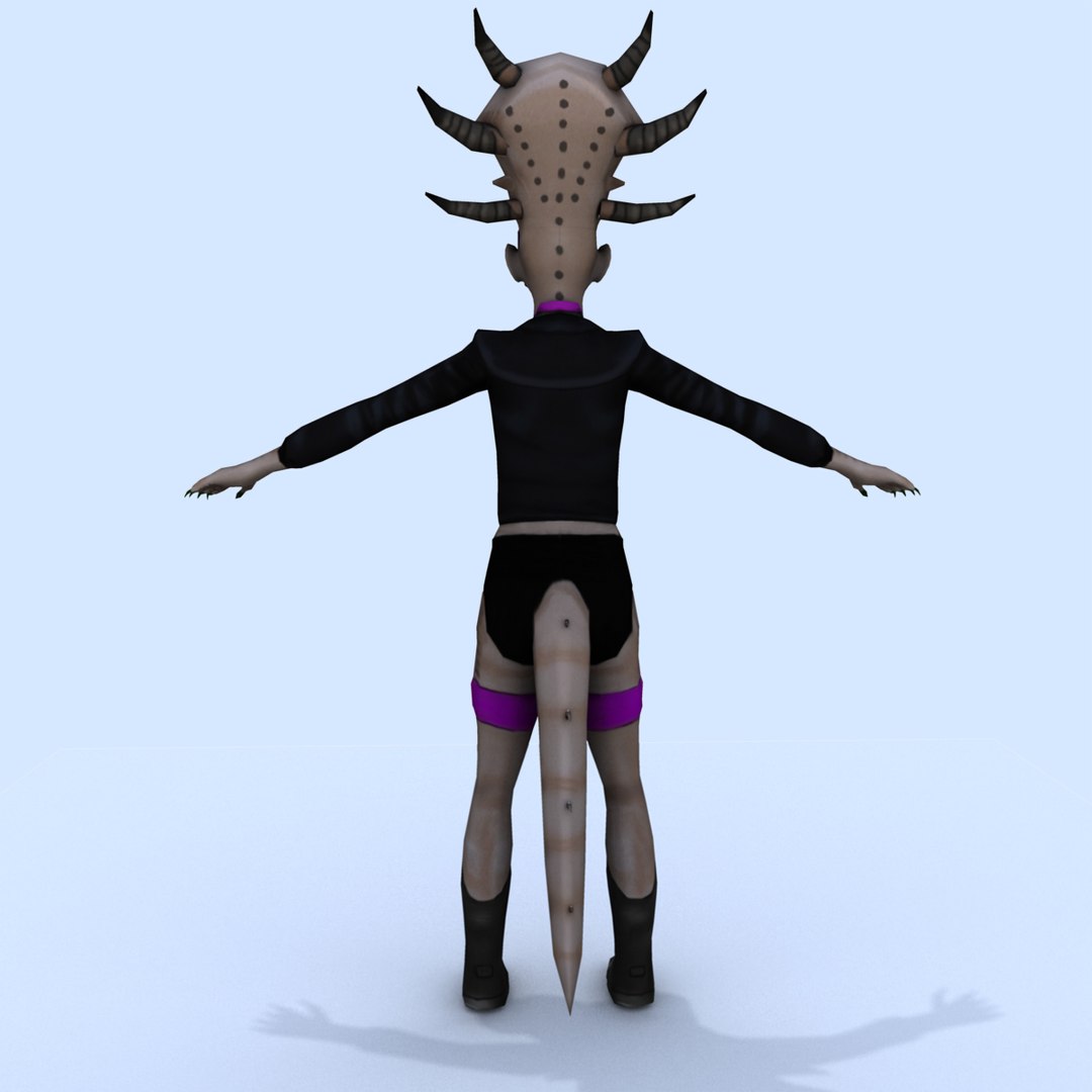 3d Model Alien Female