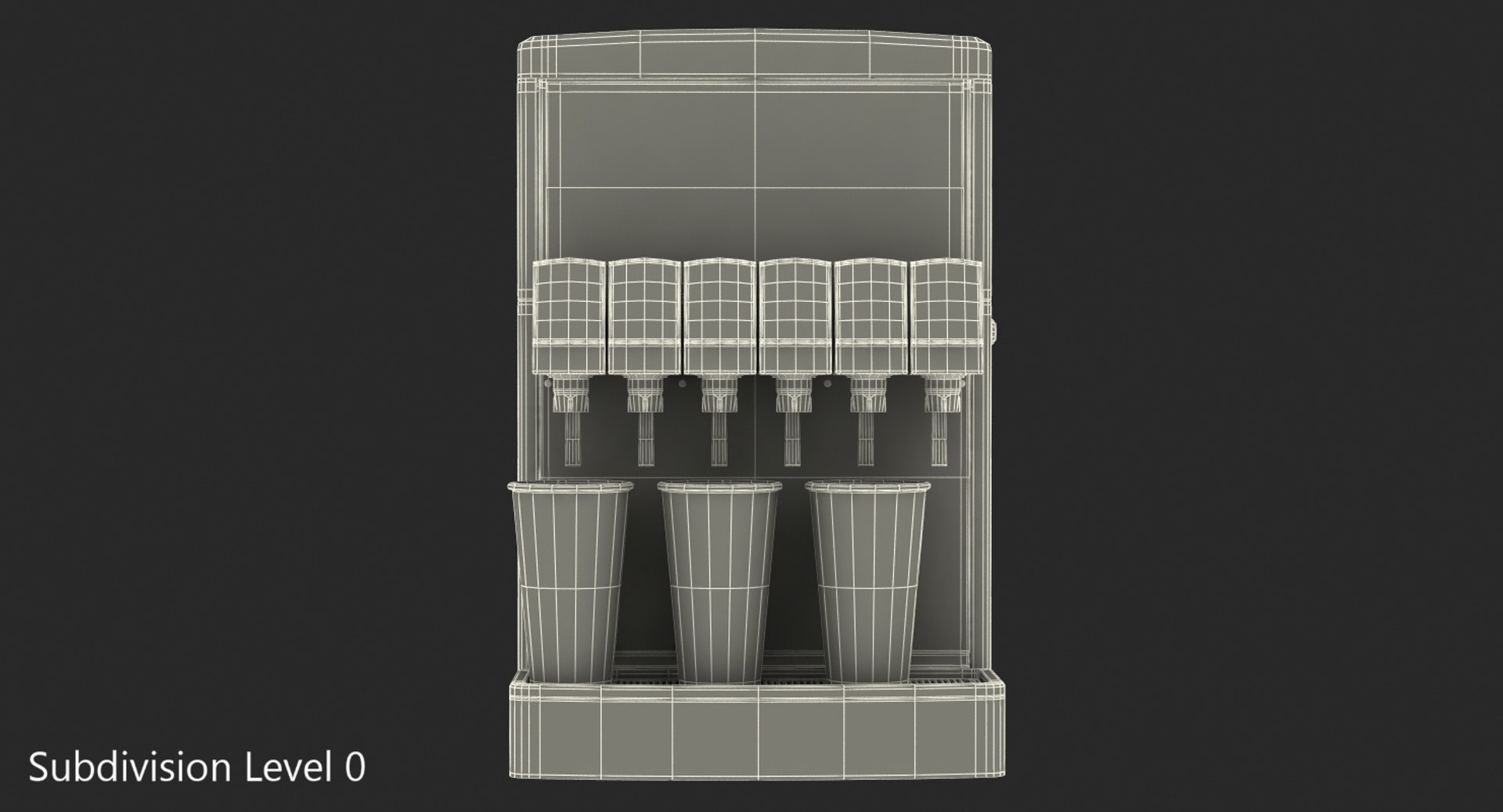 Soda drink machine 3D model - TurboSquid 1294022