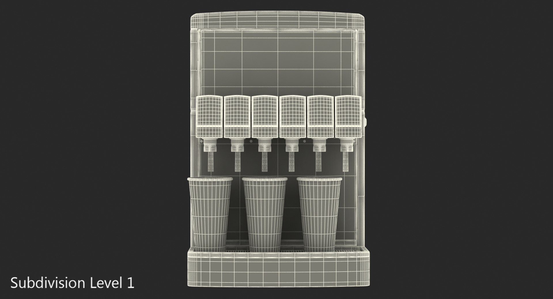 Soda drink machine 3D model - TurboSquid 1294022