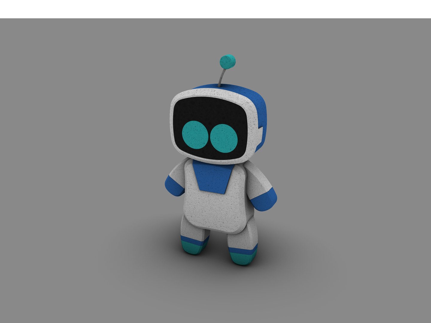 Astro Bot Sponge Bot 3D Model - TurboSquid 2338314