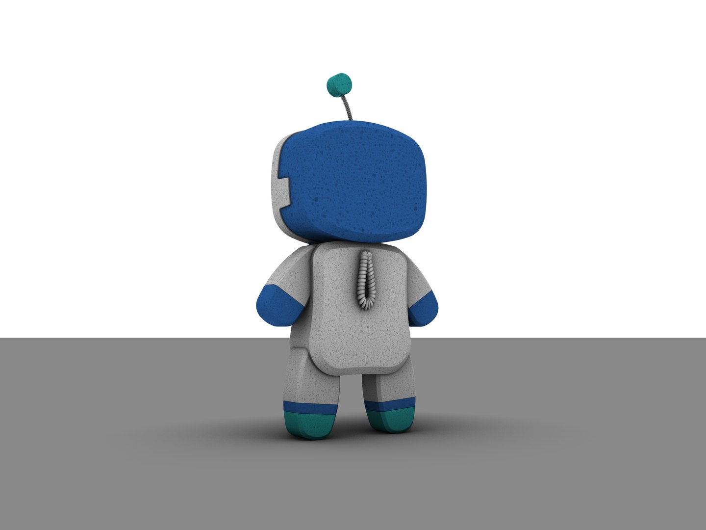 Astro Bot Sponge Bot 3D Model - TurboSquid 2338314