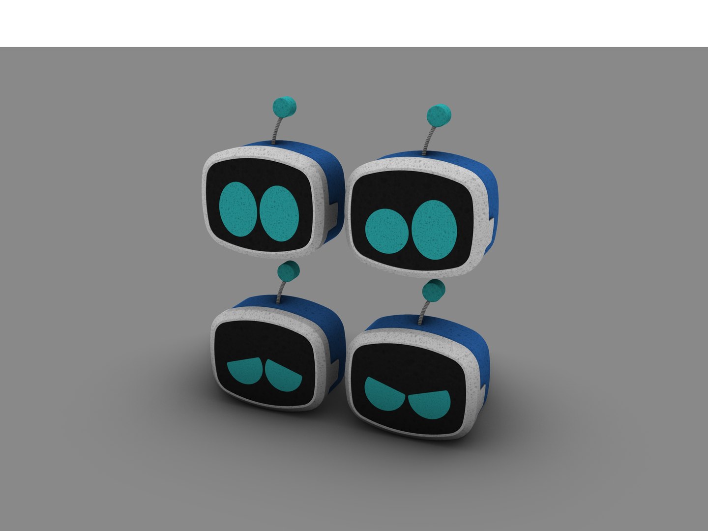 Astro Bot Sponge Bot 3D Model - TurboSquid 2338314